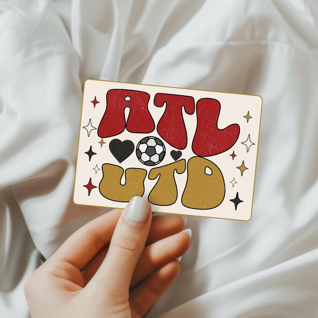 Atlanta United Sticker ATL UTD Sticker Atlanta Soccer Sticker Gift for ...