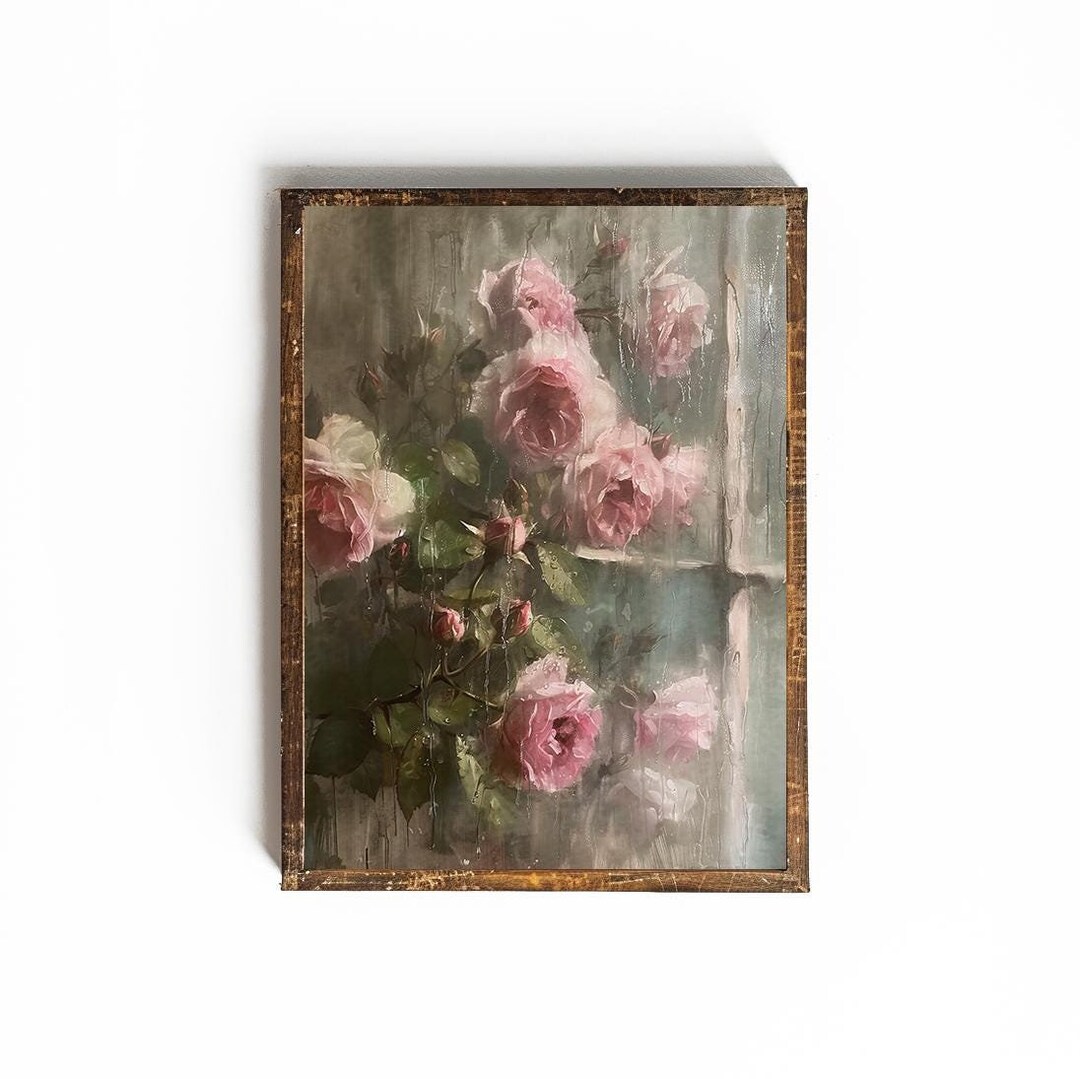 Moody Cottagecore Wall Art Rain Art Printable Shabby Chic Wall Art ...
