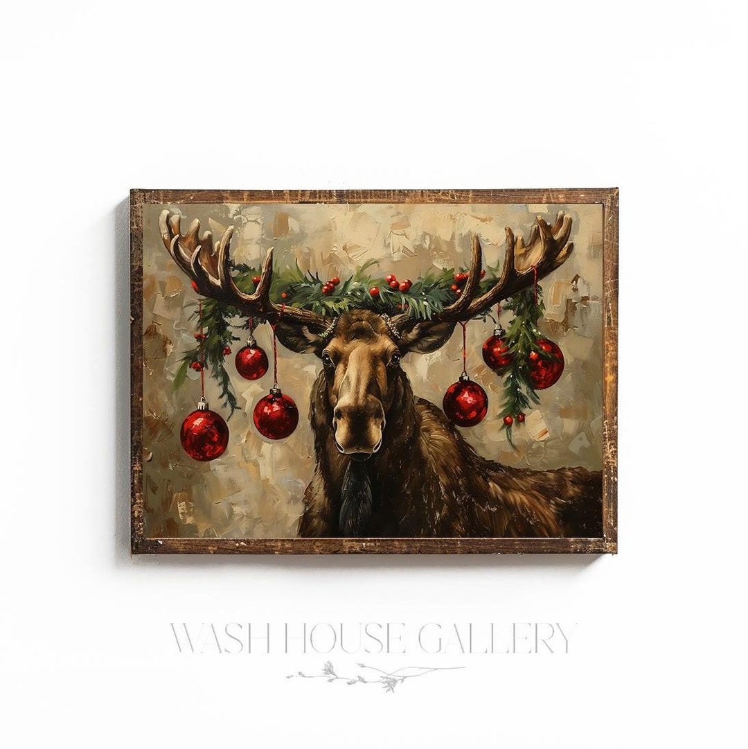 Cabin Christmas Decor Rustic Christmas Wall Art Printable Christmas Art ...