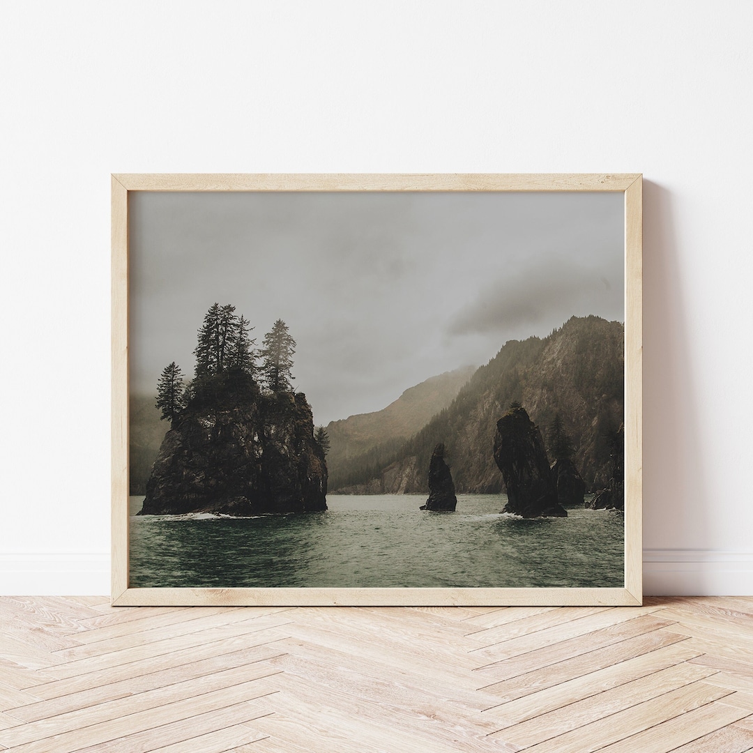 Aialik Bay, Resurrection Bay, Kenai Fjords, Seward Alaska, Sea Stacks ...