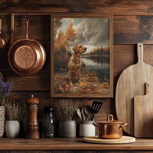 Red Labrador Retriever Printable Red Lab Art Red Fox Labrador Wall Art ...