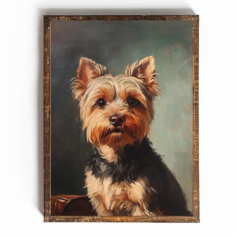 Yorkie Printable Yorkshire Terrier Print Gift for Dog Mom Gift for ...