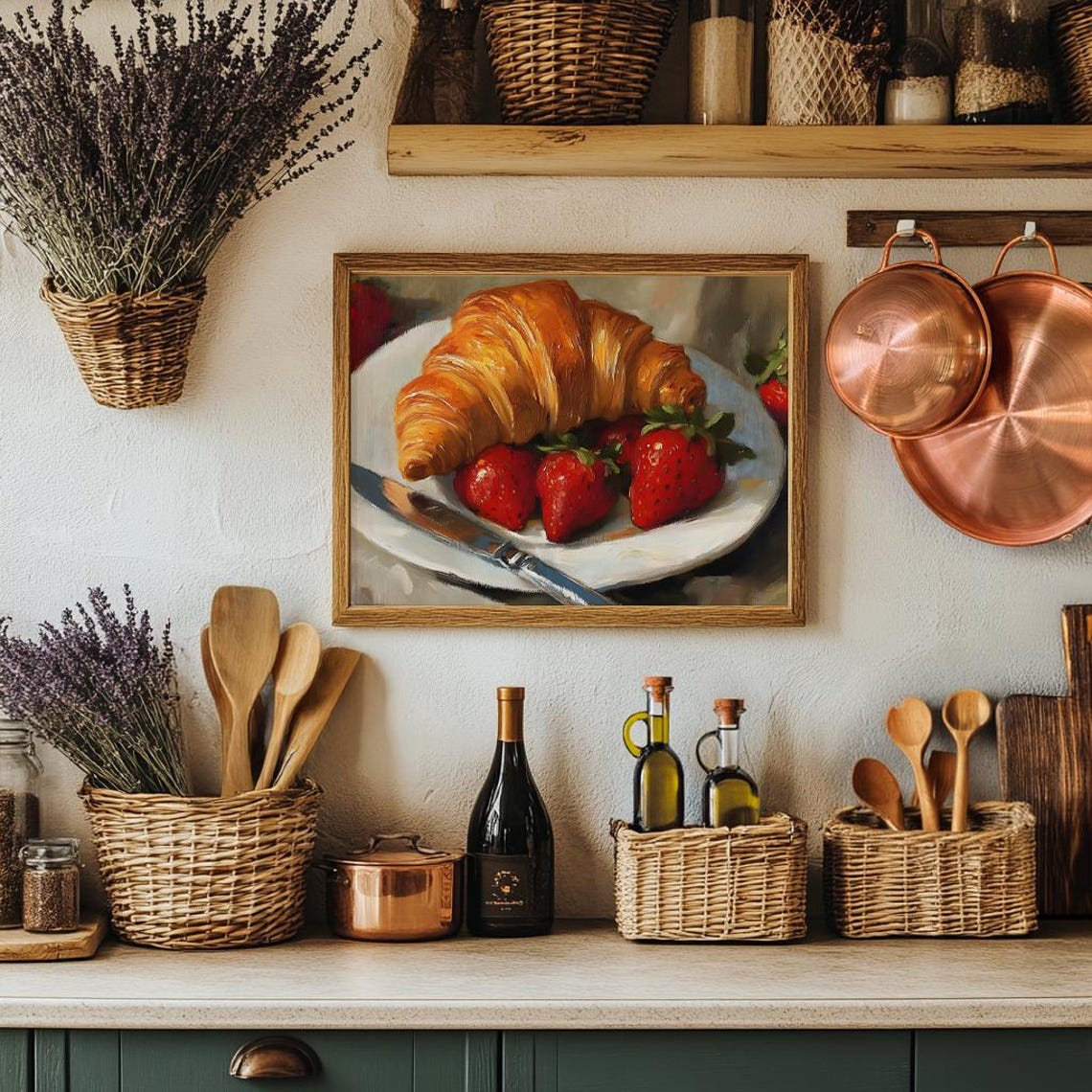 Cottagecore Kitchen Wall Art Breakfast Wall Decor for Breakfast Nook ...