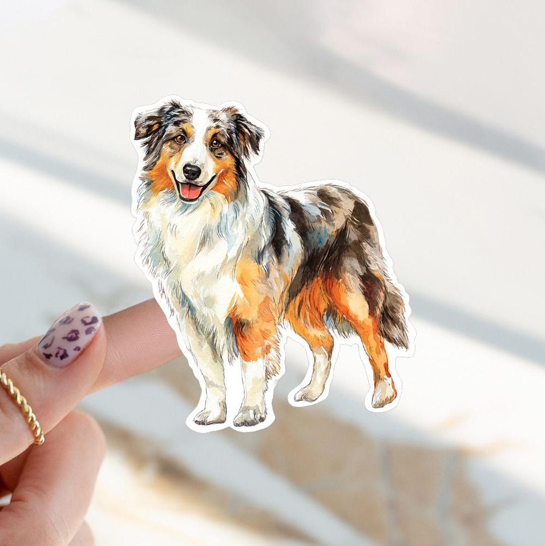 Australian Shepherd Sticker Gift for Mom Gift for Dog Mom Gift for Mini ...