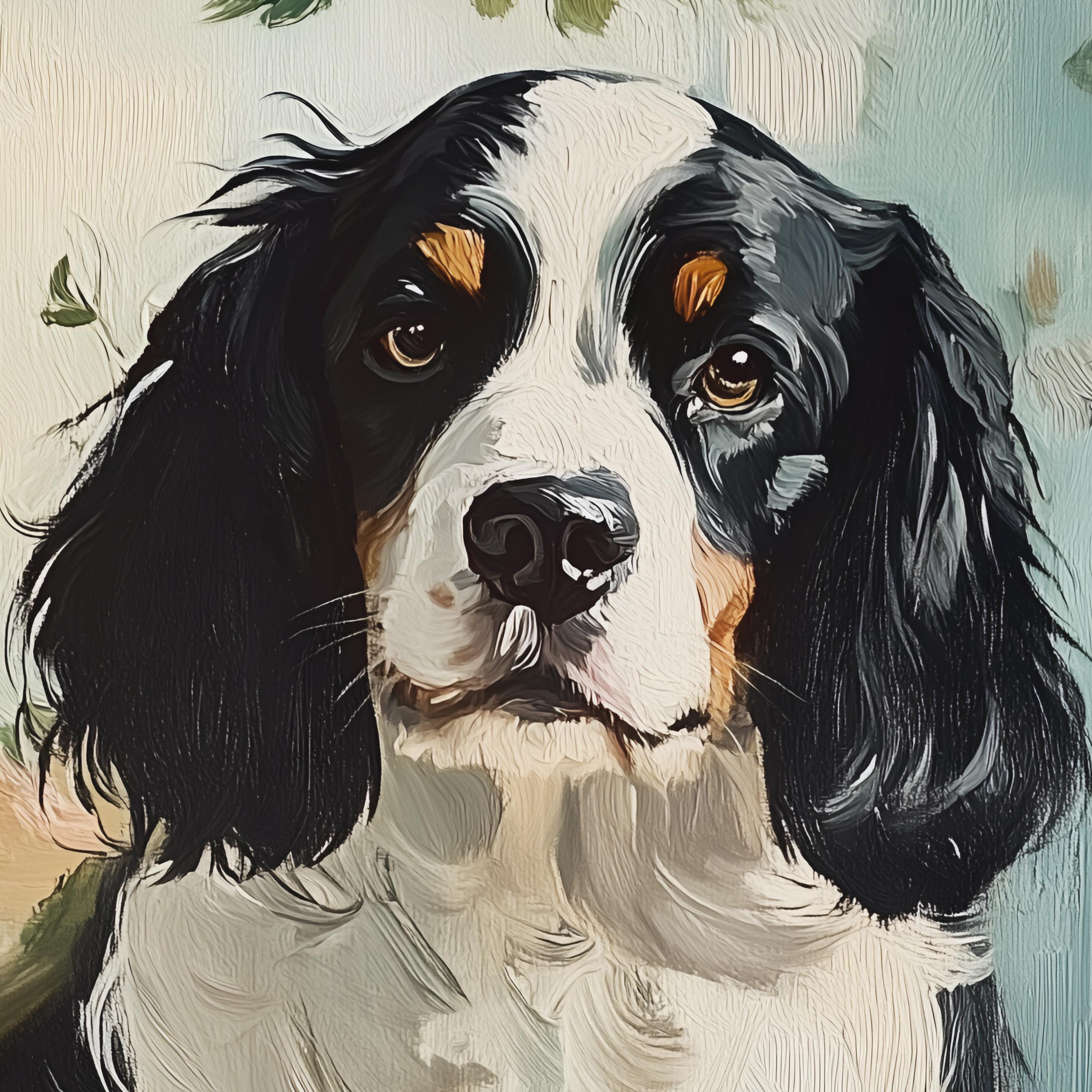 Spaniel Wall Art Cocker Spaniel Printable Springer Spaniel Art Print ...