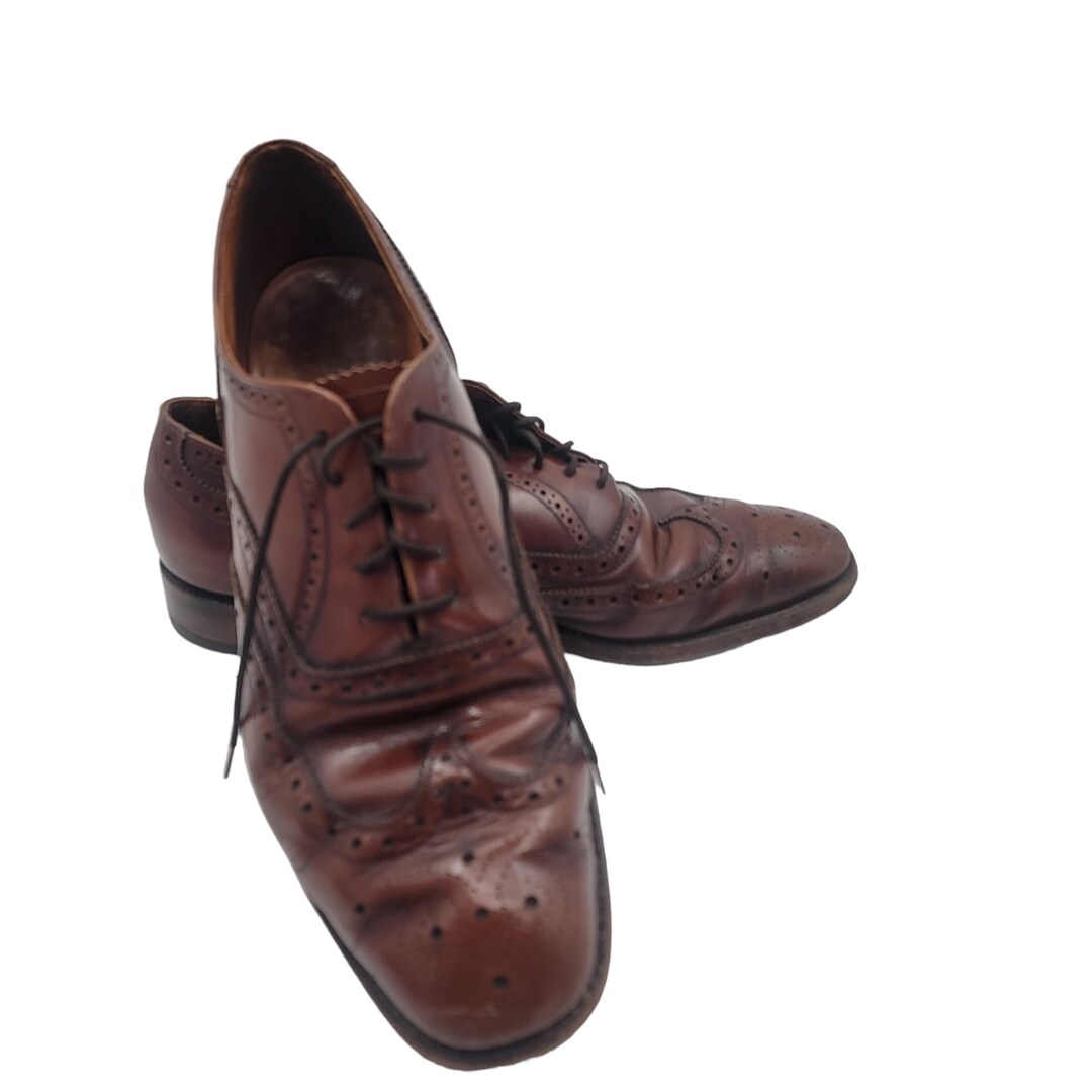 Vintage 1960's -stuart Mcguire- Oxford Wingtips in Chestnut. Made in ...