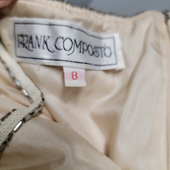 Rare Vintage Frank Composto 80s couture dress - Gem