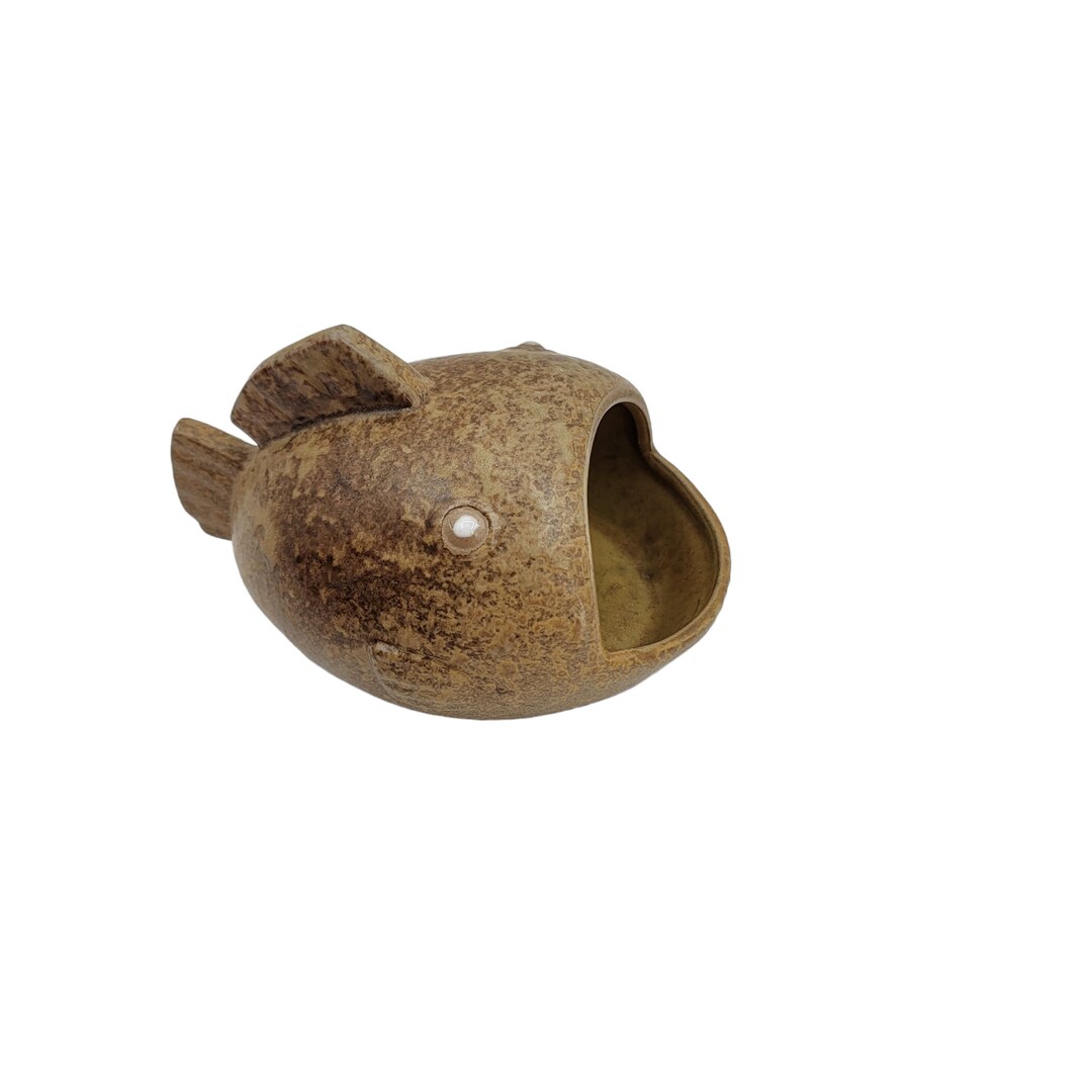 Stoneware Fish Shaped Vessel - Etsy