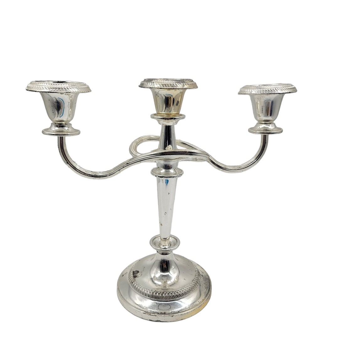 Vintage Gorham Old French 3 Arm Candelabra - Etsy