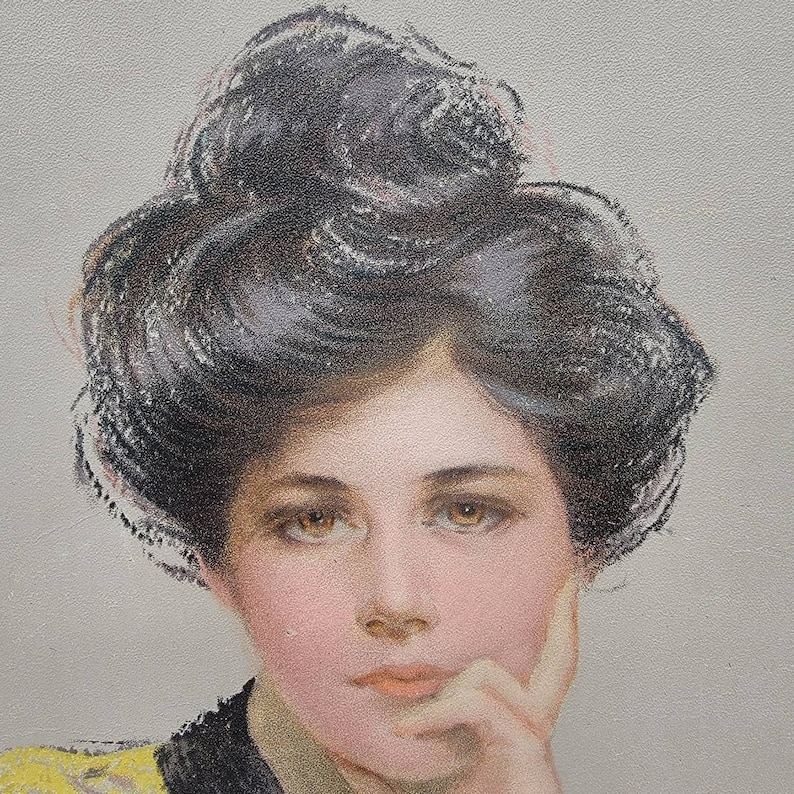Antique Philip Boileau Lithograph Kimono Girl Victorian Woman - Etsy