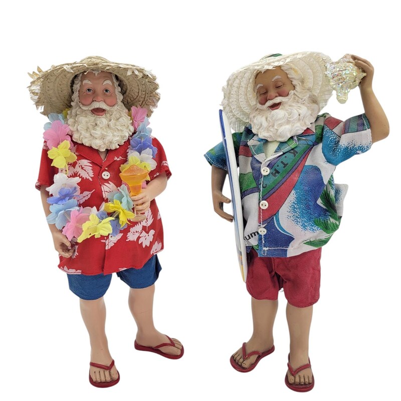 Tropical Santa - Etsy