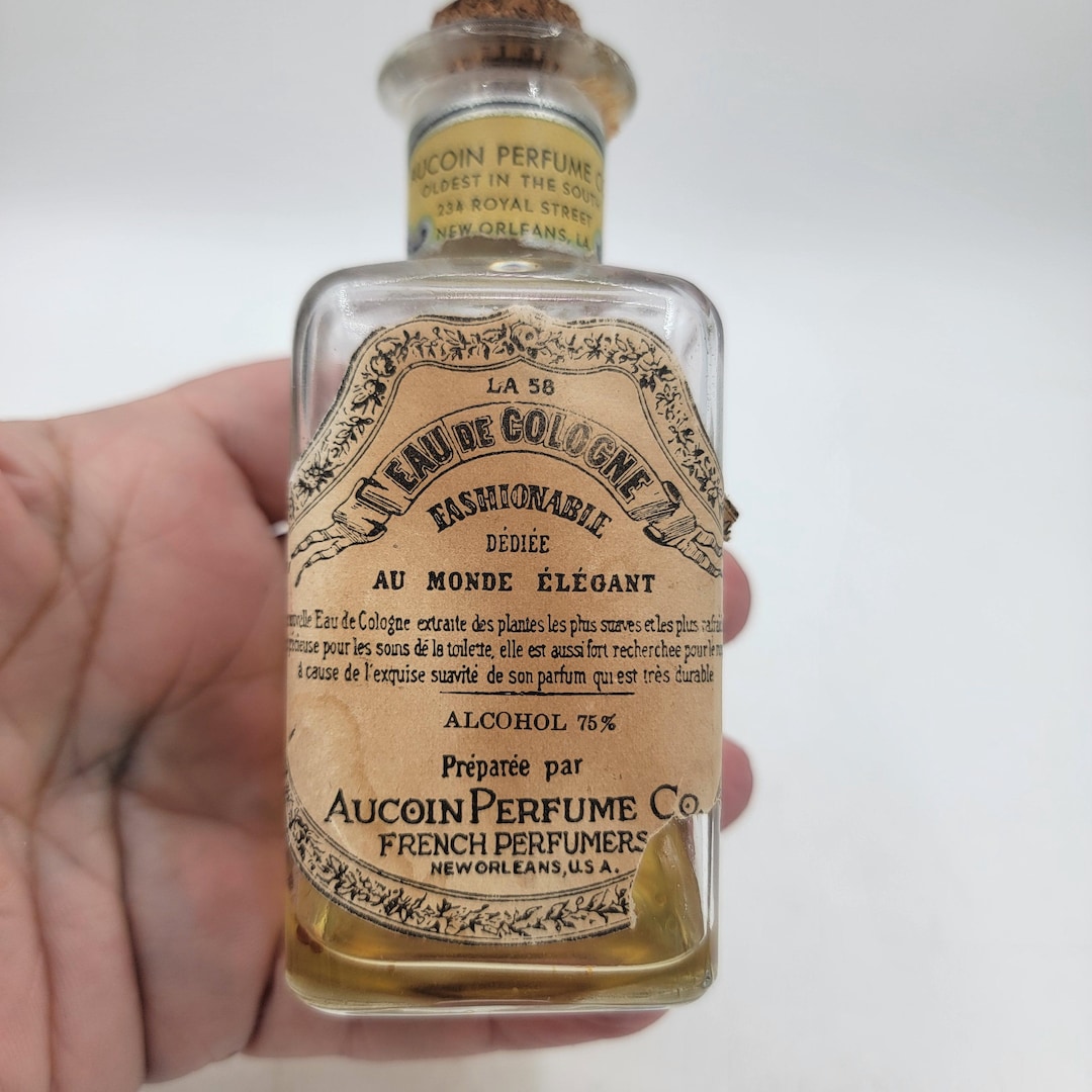 Rare Victorian Aucoin Perfume Co. Eau De Cologne Bottle, New Orleans - Etsy