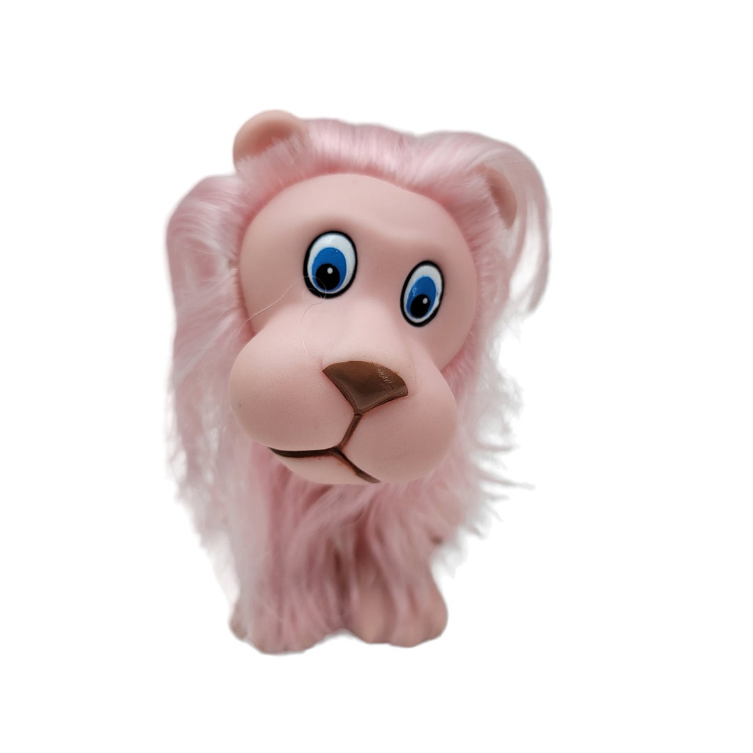 Vintage Rare Pink Minstar Lion Collectible Toy - Etsy