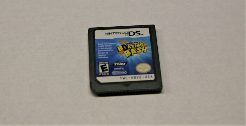 Spongebob's Boating Bash Video Game for the Nintendo DS 3DS Handheld ...