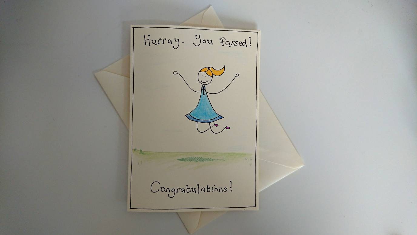 Congratulations Card You Passedexams Card GCSE Results - Etsy UK