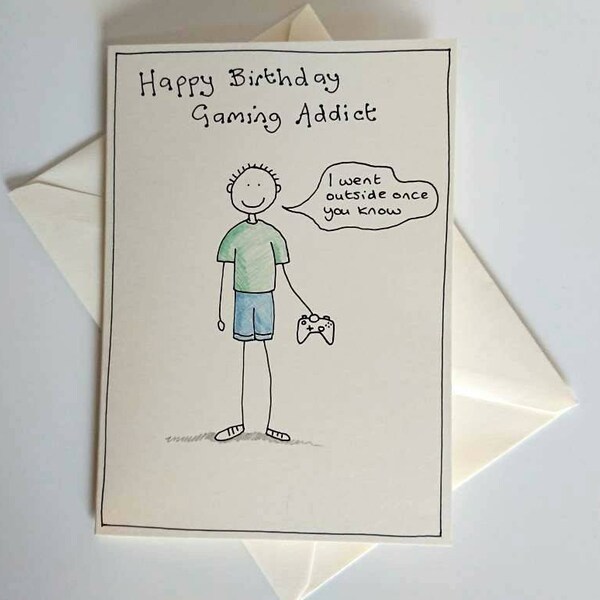 Birthday Card Teen - Etsy