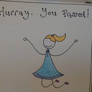 Congratulations Card, You Passed,exams Card, GCSE Results Card, Degree ...