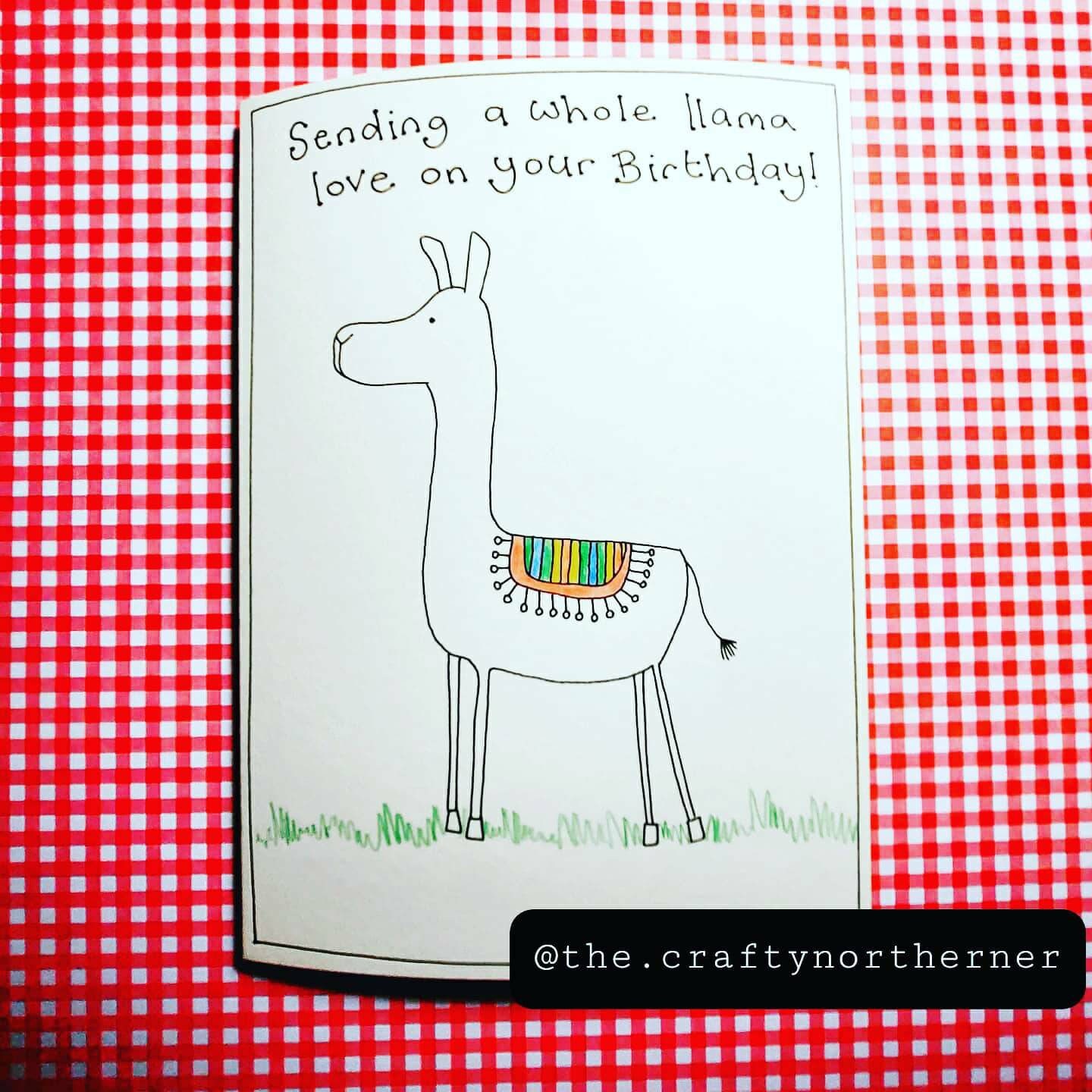 Funny Llama Birthday Card for Friend for Him for Her for | Etsy