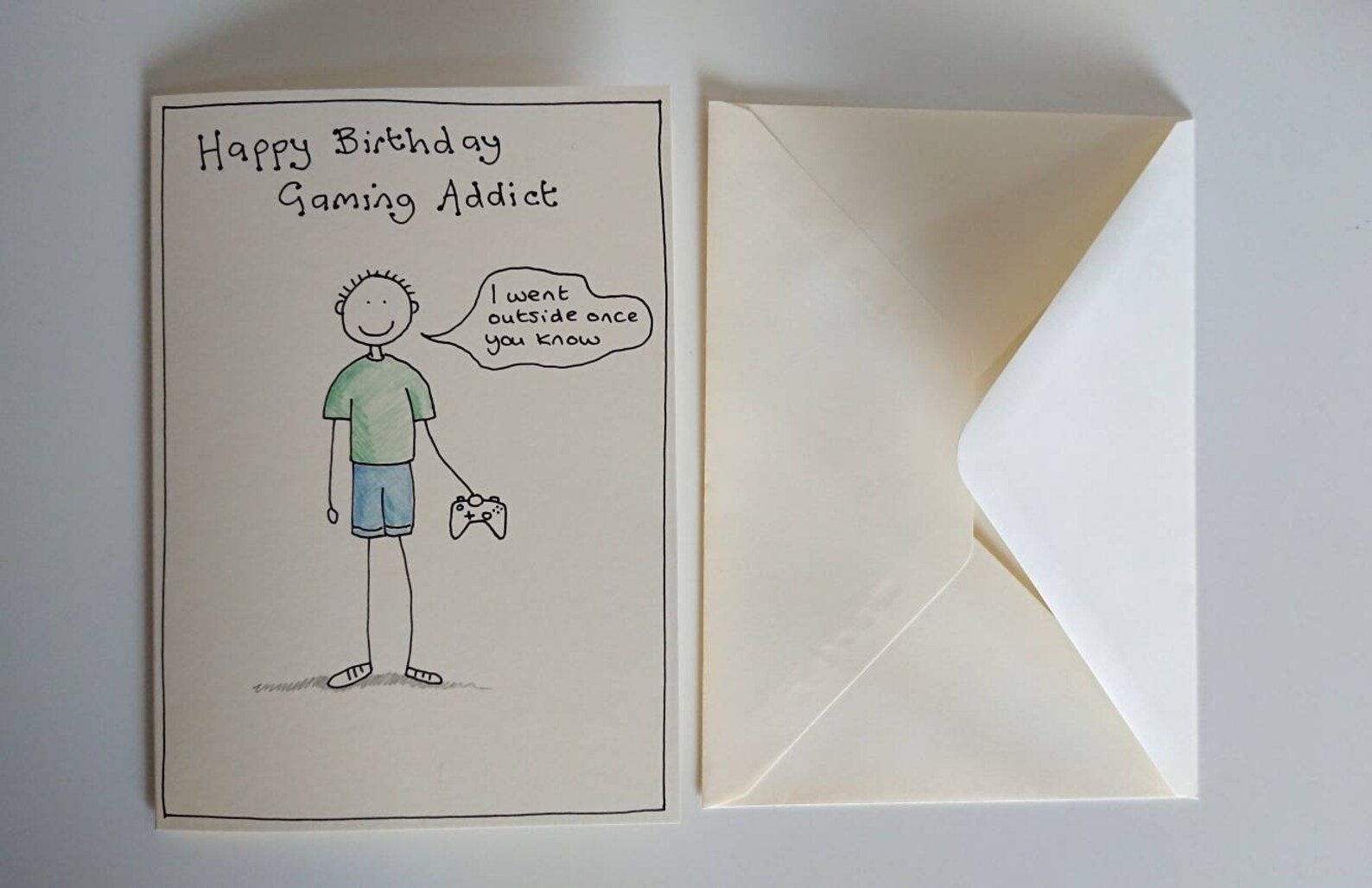 Gaming Birthday Card Birthday Card for Gamer Birthday Card - Etsy