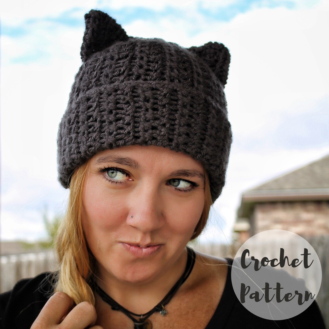 Crochet Pattern// the Binx Kitty Hat// Crochet Cat Hat// Crochet Hat ...