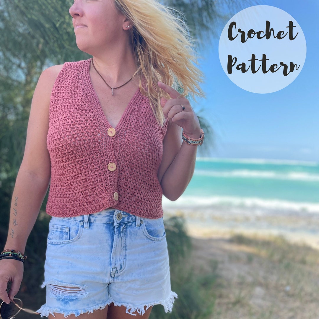 Crochet Pattern/ Crochet Tank Top Pattern/ Crochet Crop Top Pattern ...