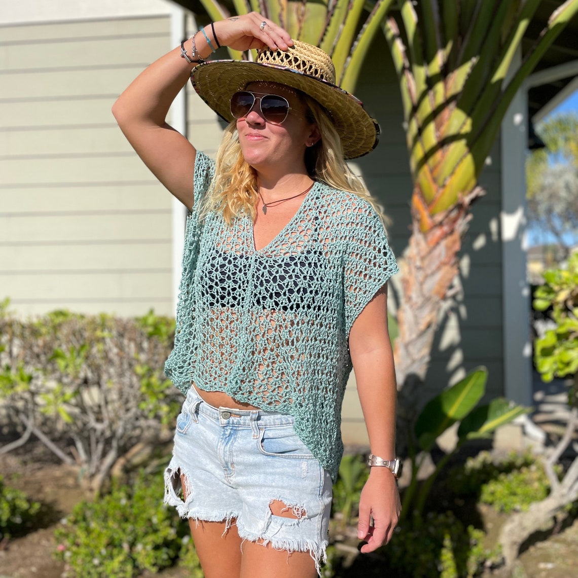 Crochet Pattern/ Crochet Top Pattern/ Crochet Lacy Top/ | Etsy