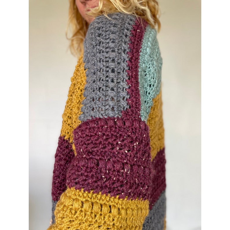 Crochet Pattern/ the Paisley Cardi/ Crochet Cardigan Pattern/ Oversized ...