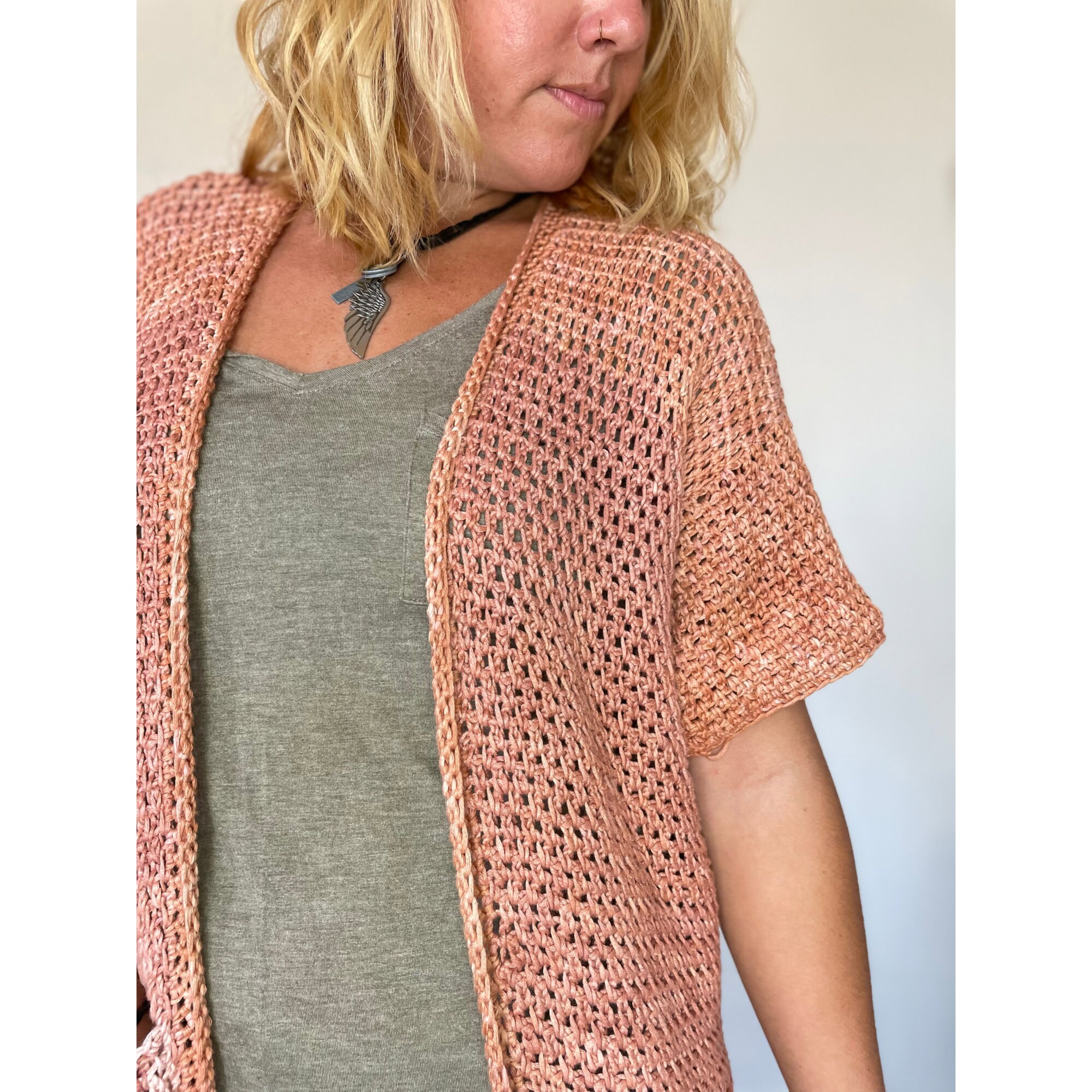 Crochet Pattern/ Crochet Cardigan Pattern/ Light Weight | Etsy