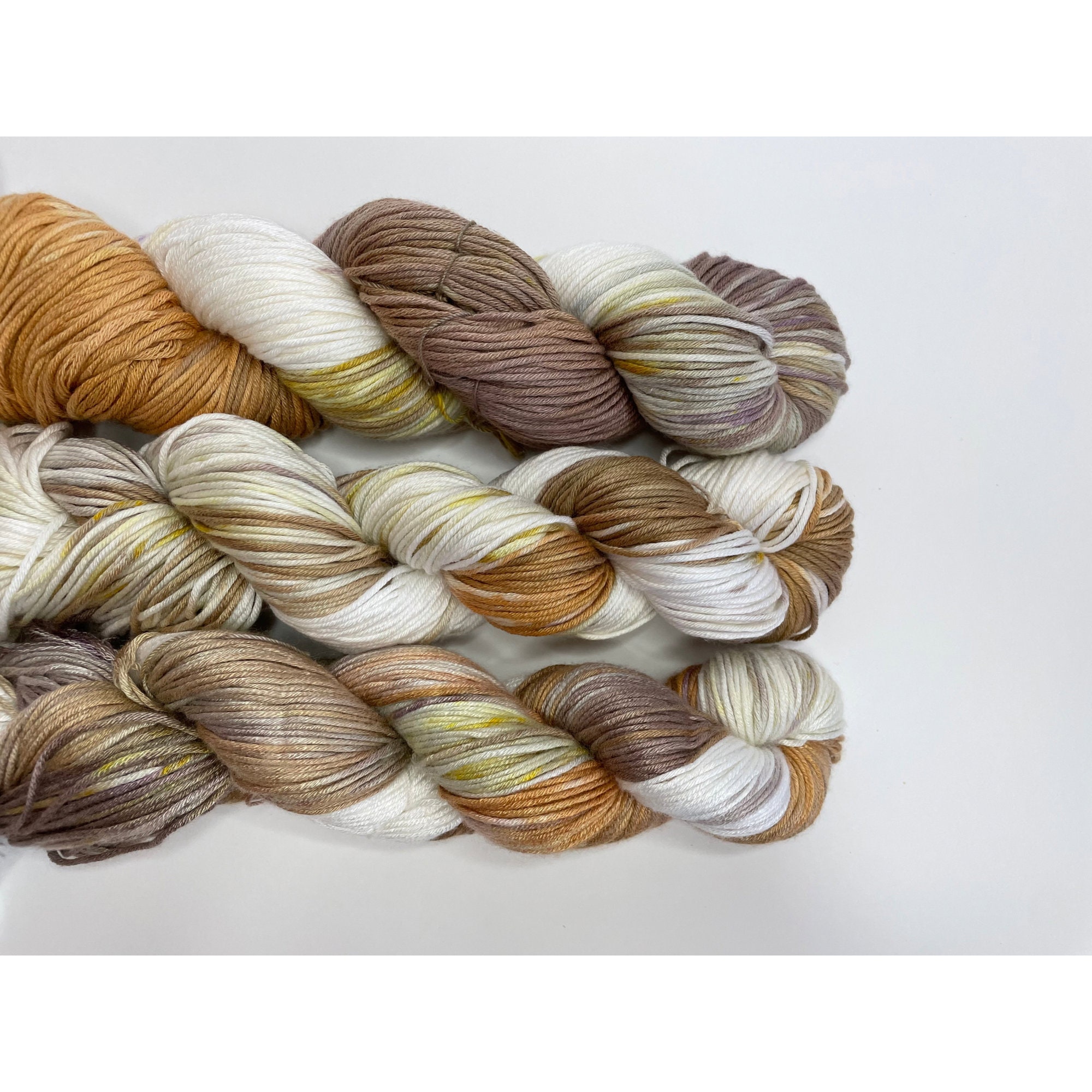 Hand Dyed Yarn/ Worsted Weight/ Cotton Yarn/ Hand Dyed Dk | Etsy