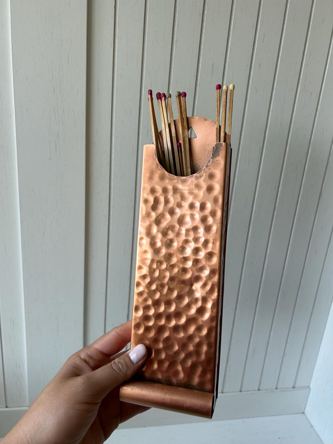 Vintage Copper Wall Pocket | Ornate Copper Wall Decor | Gallery Wall ...