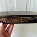 Vintage Moody Floral Tin Coffin Style Tin Floral Tin Moody Floral Box ...