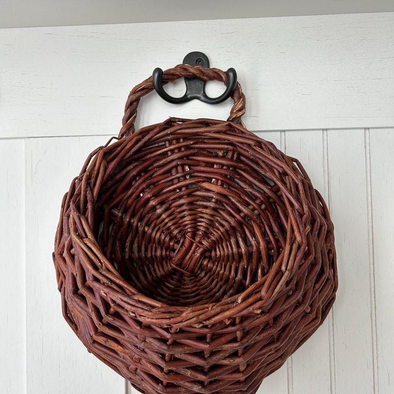 Woven Wall Basket - Etsy