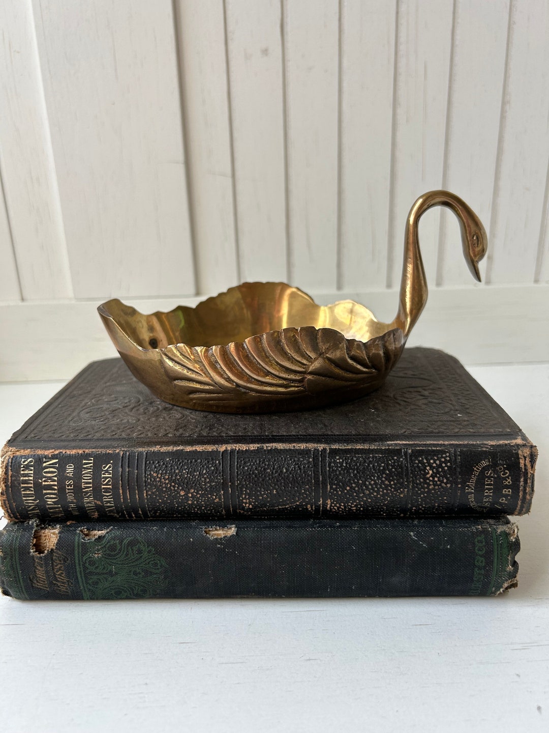Vintage Brass Swan Trinket Dish Vintage Brass Swan Soap Dish Vintage ...