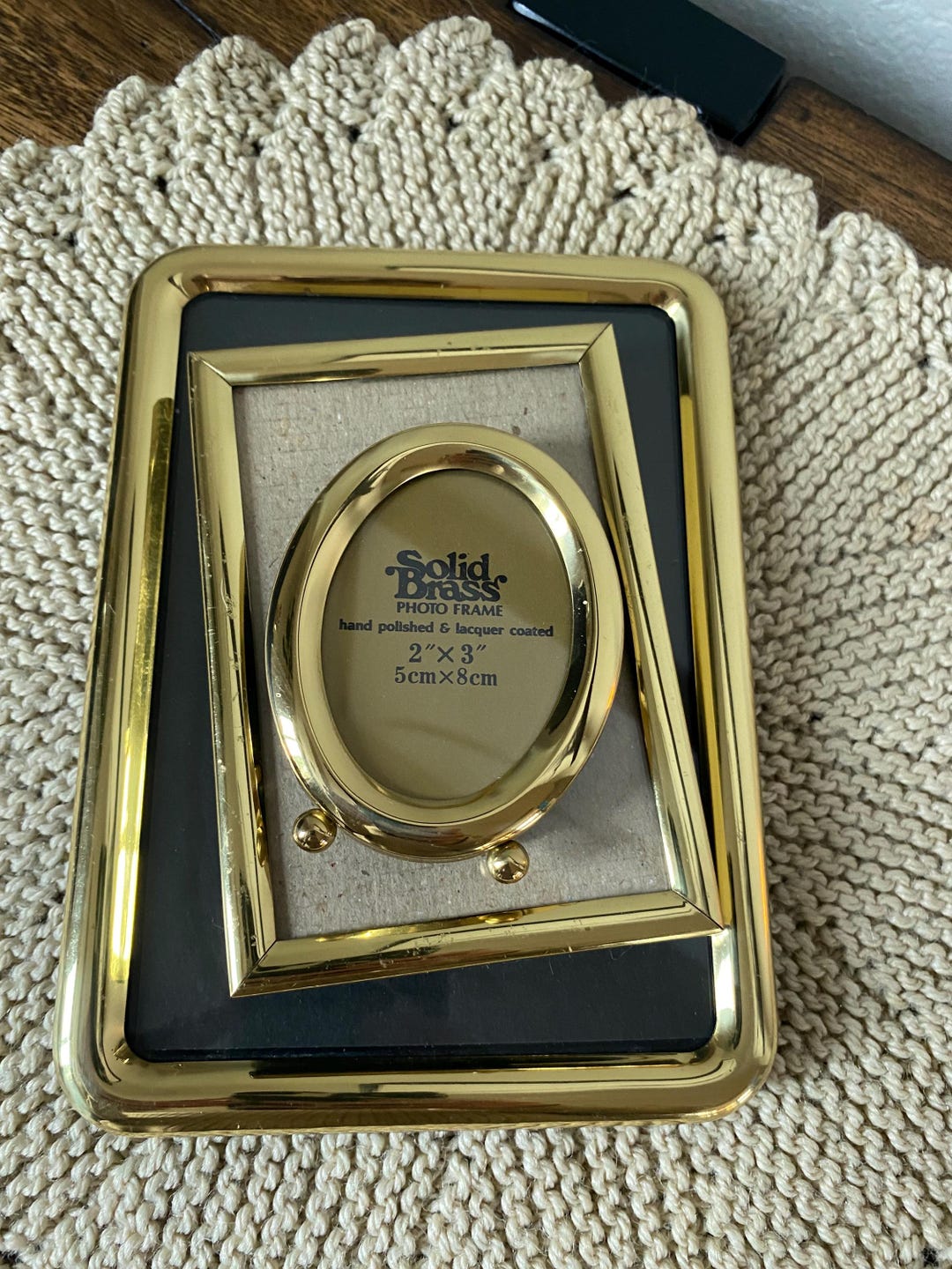 Vintage 80s Solid Brass Frames Vintage Picture Frames Vintage Brass ...