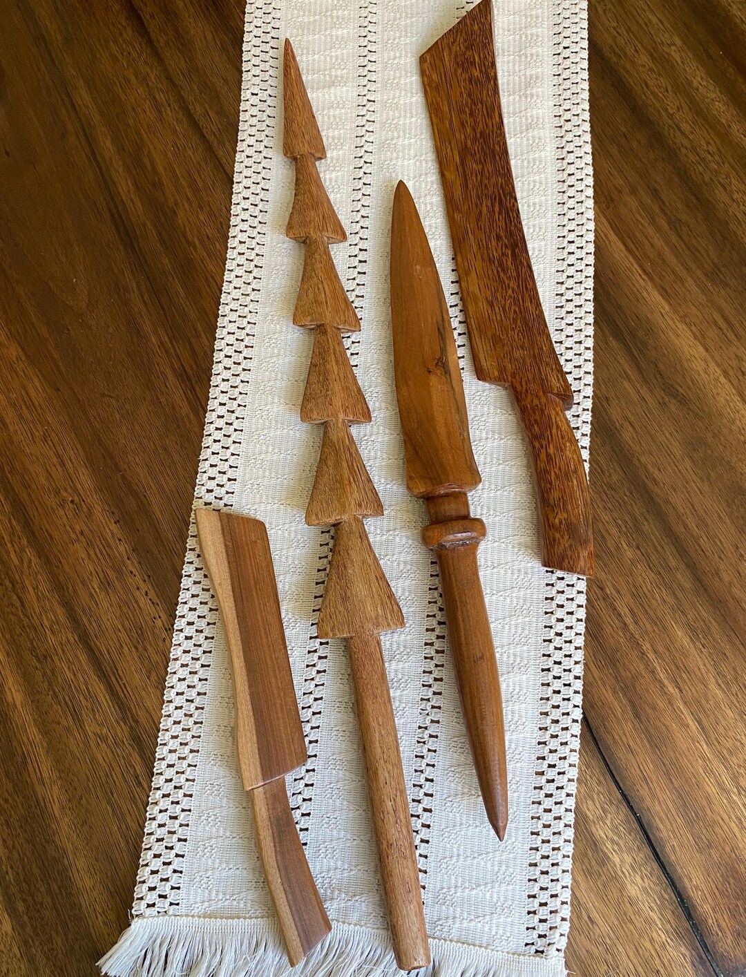 Vintage Primitive Handcarved Wooden Decorative Knife/dagger/machete ...