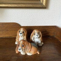 Beagle Dog Hand Painted Ceramic Figurine Statue Vintage Decor MIC ...