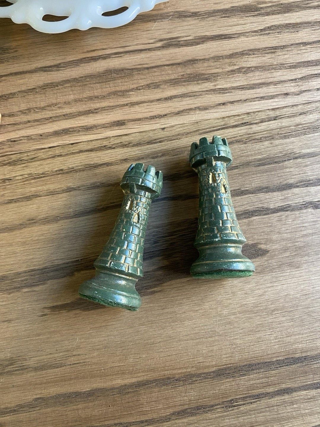 Vintage Midcentury Medieval Duncan Ceramic Hand Painted Chess Pieces ...