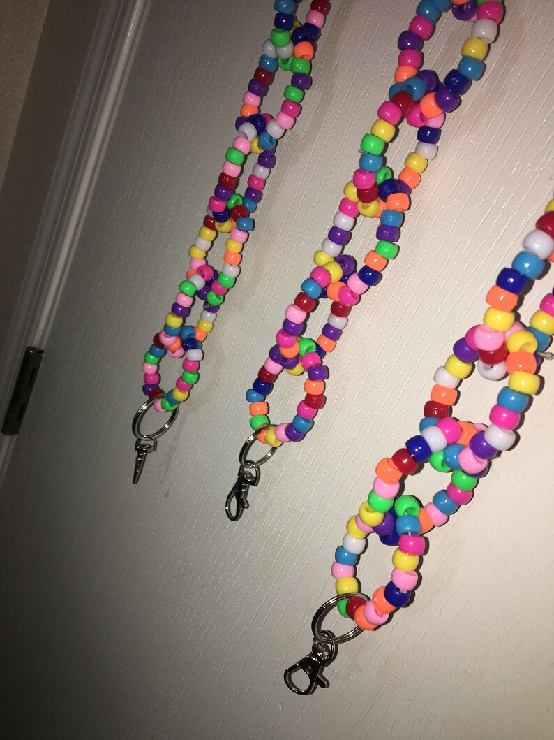 Random Colored Kandi Chain Accessories - Etsy