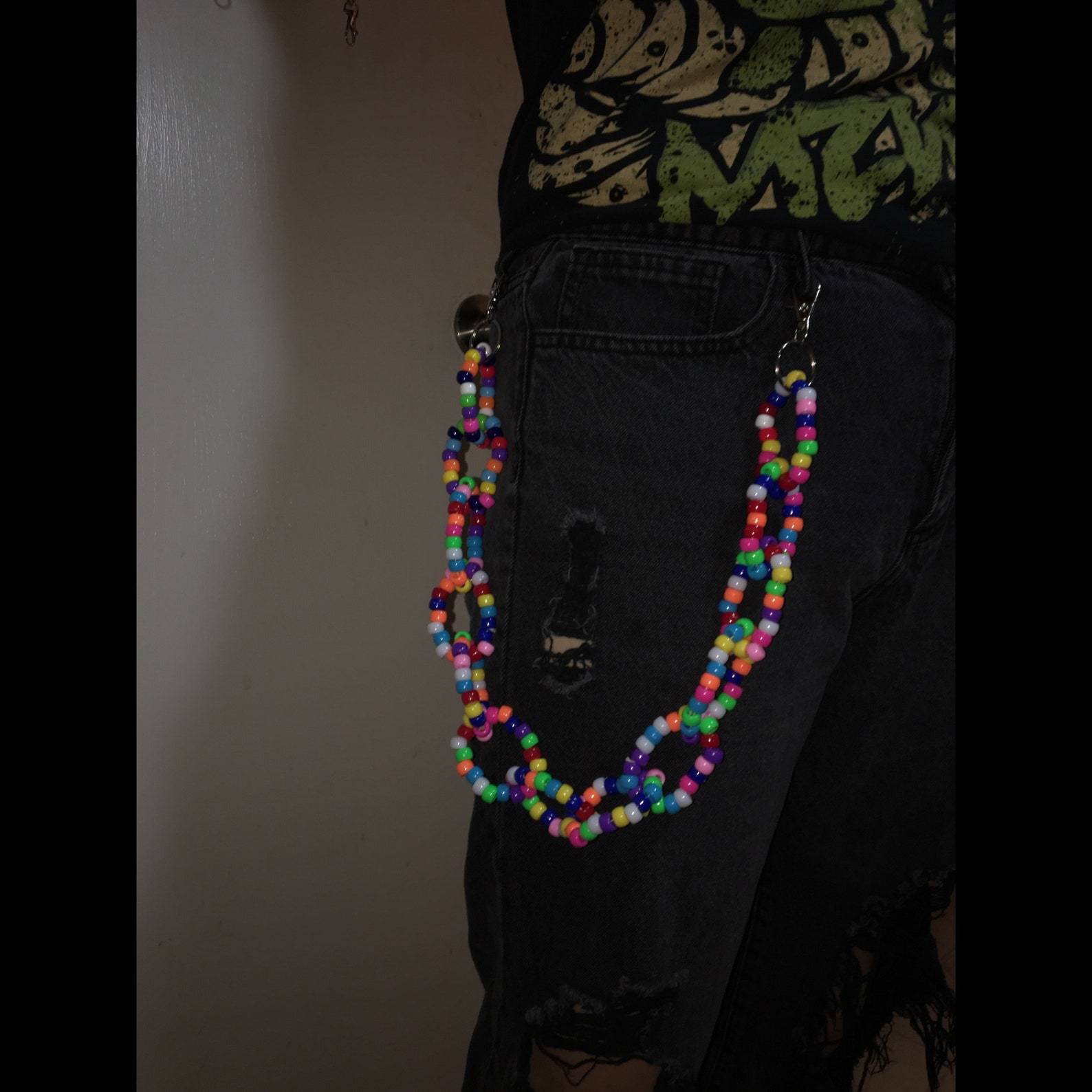Random Colored Kandi Chain Accessories - Etsy