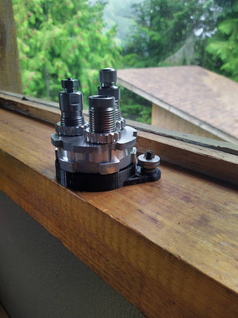 3D Printed Lee Turret Holder for 3 or 4 Hole Turrets - Reloading ...
