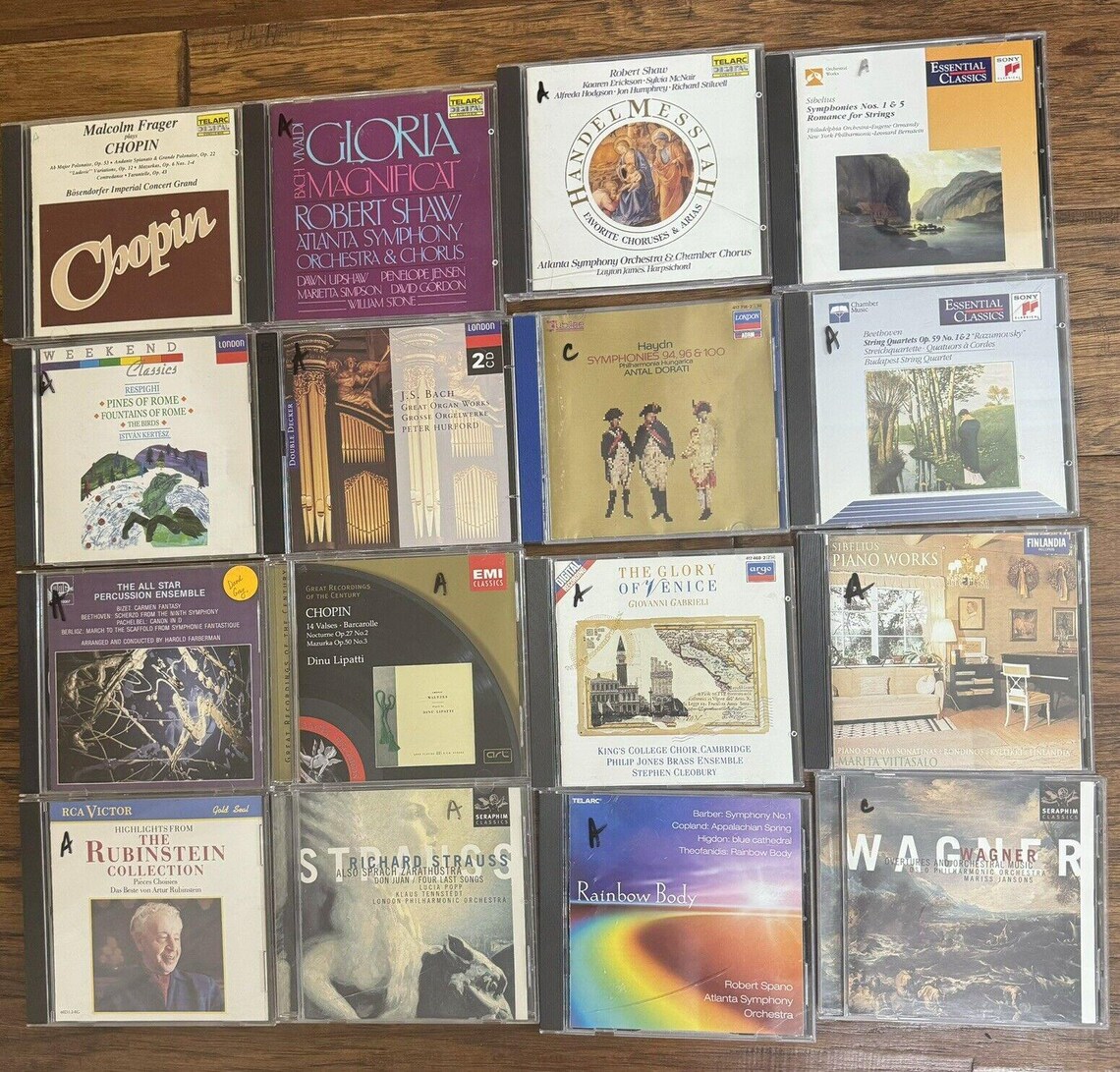 120*vintage CD Songs Lot-including Concert Masters and Classical Etc - Etsy