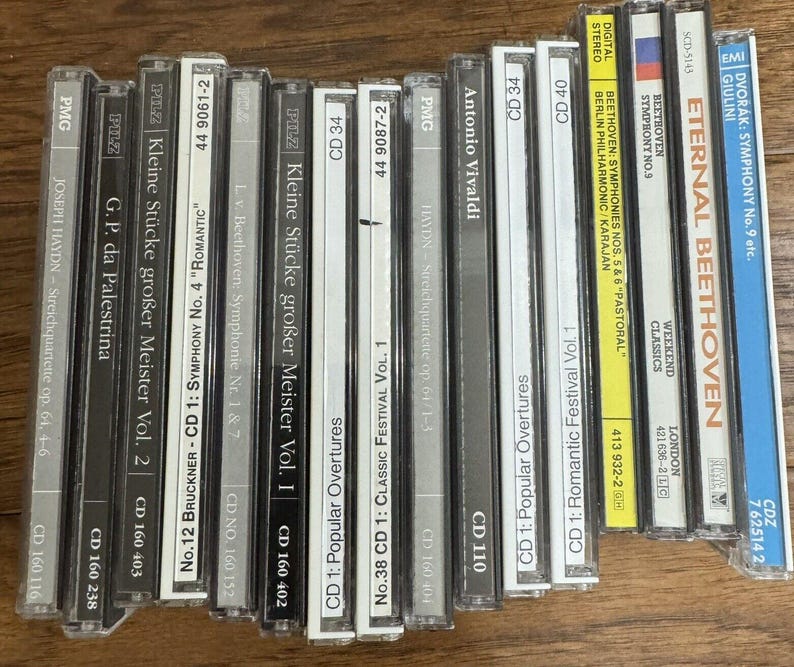 120*vintage CD Songs Lot-including Concert Masters and Classical Etc - Etsy
