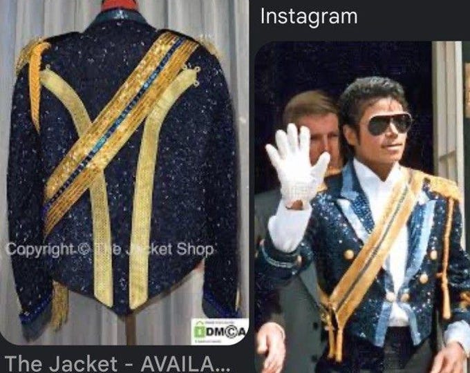 VTG Cocktail Party Michael Jackson Military Style John Weitz Palm Beach ...
