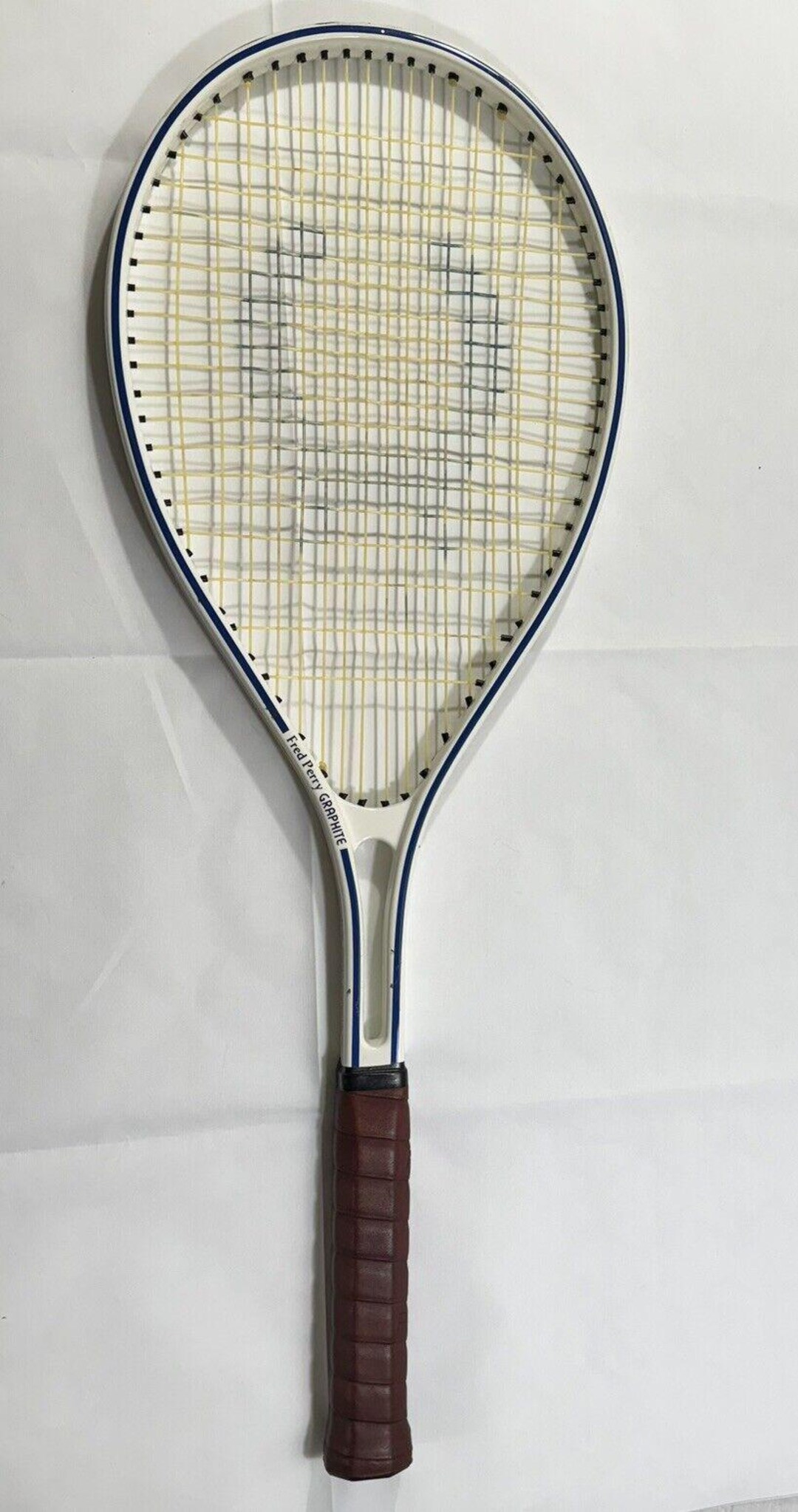 Vintage Rare Fred Perry 100% Graphite Fiber Frame Tennis Racquet 4-1/2 ...