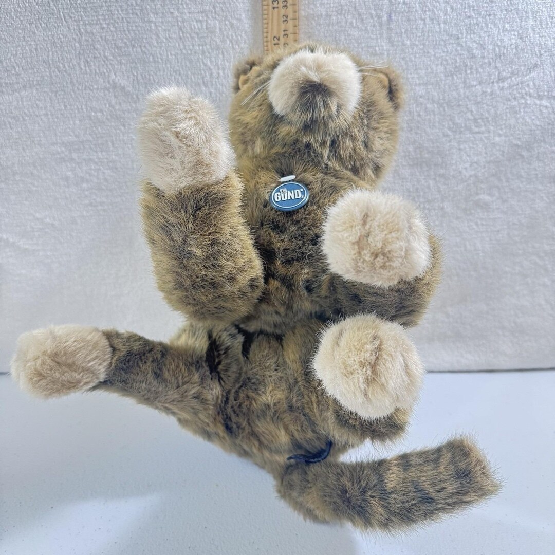 Vintage 1985 Gund Collectors Classics Realistic Plush Tabby Cat 14 ...