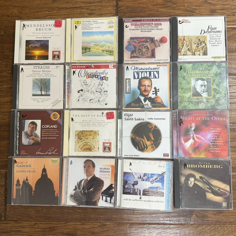 120*vintage CD Songs Lot-including Concert Masters and Classical Etc - Etsy