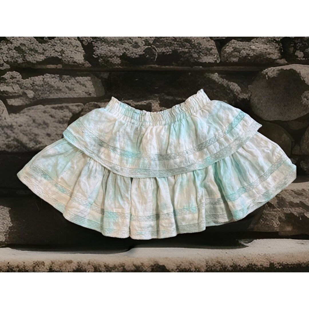 Y2K C&V Chelsea Violet Collection M Tiered Lace Insert Ruffle Mini ...