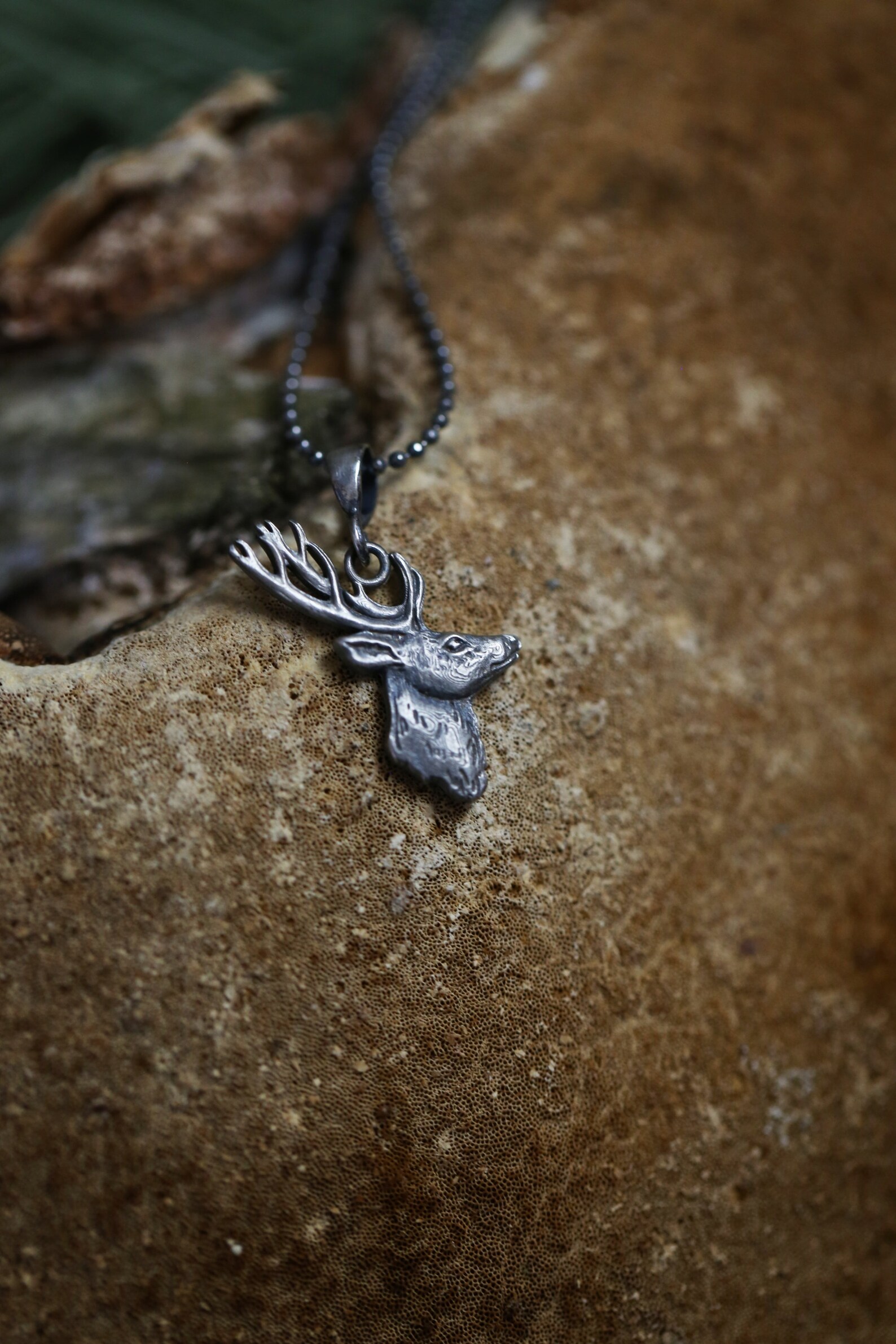 Red Deer Mini Pendant Forest Animal Jewelry Deer Charm - Etsy