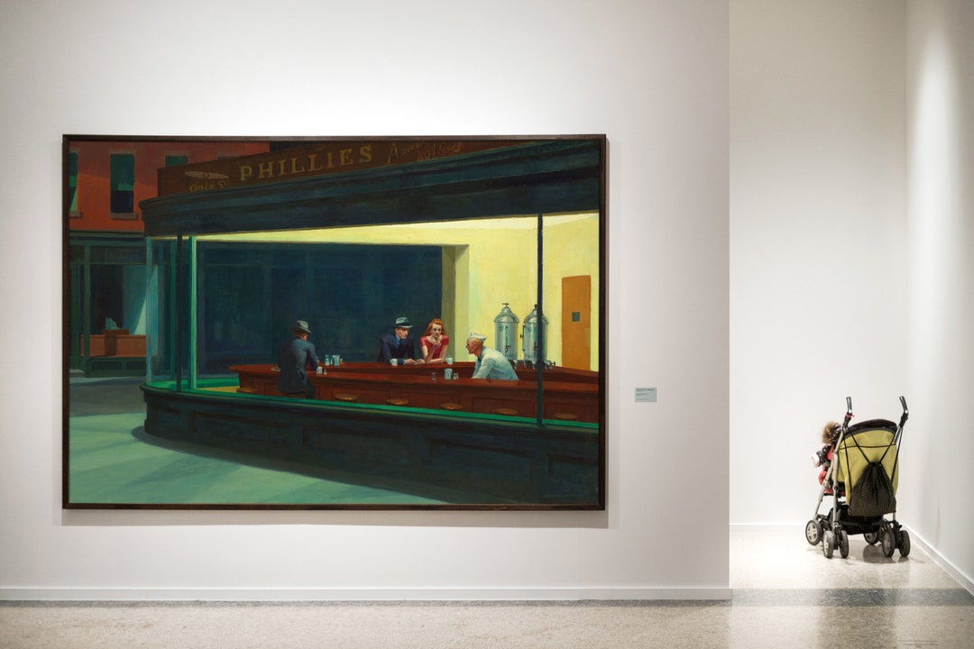 Nighthawks, by Edward Hopper, Nighthawk, New York Movie, Exhibition ...