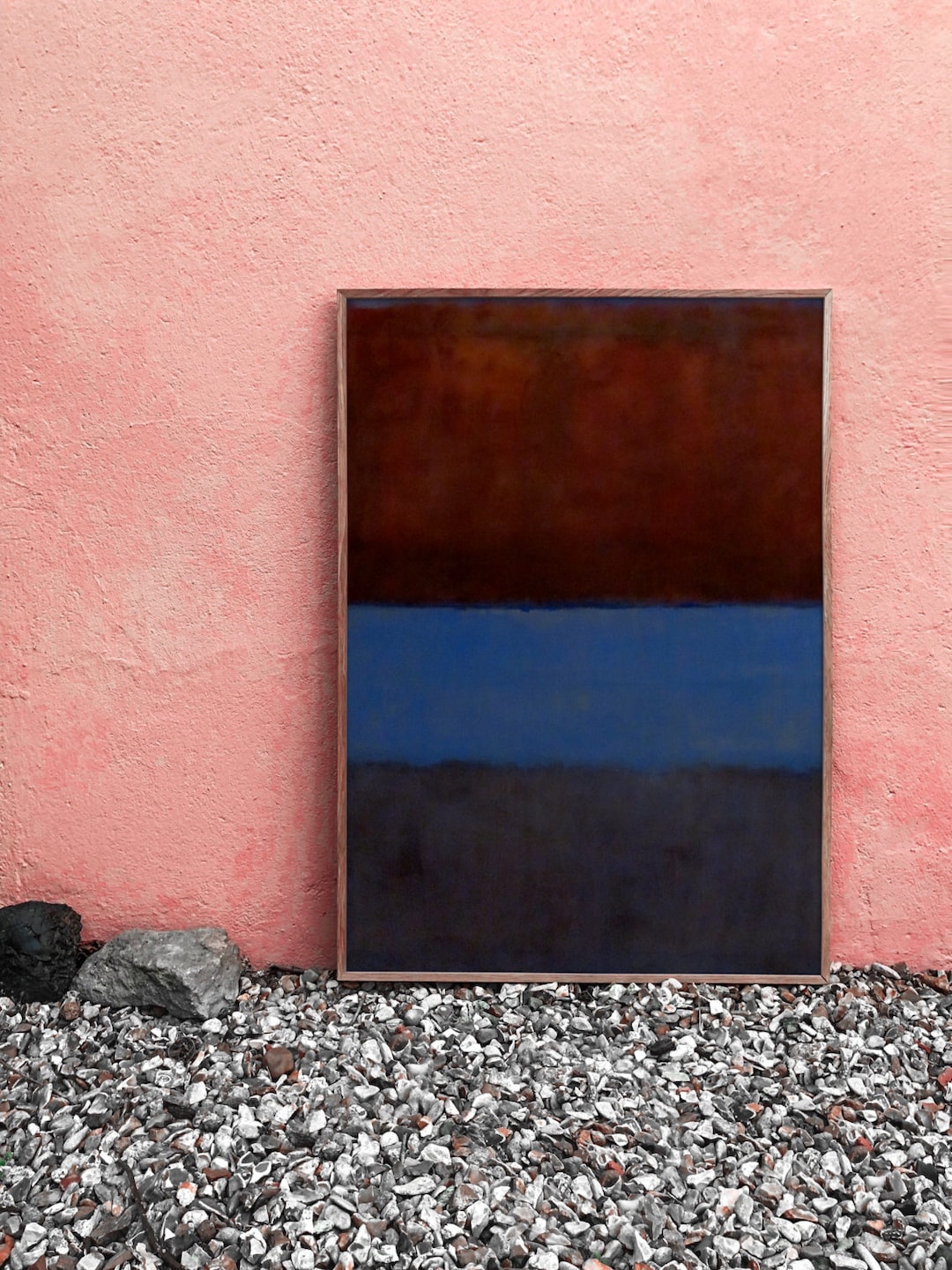 No.61 rust and Blue, by Mark Rothko Exhibition Poster, Gallery Framed ...